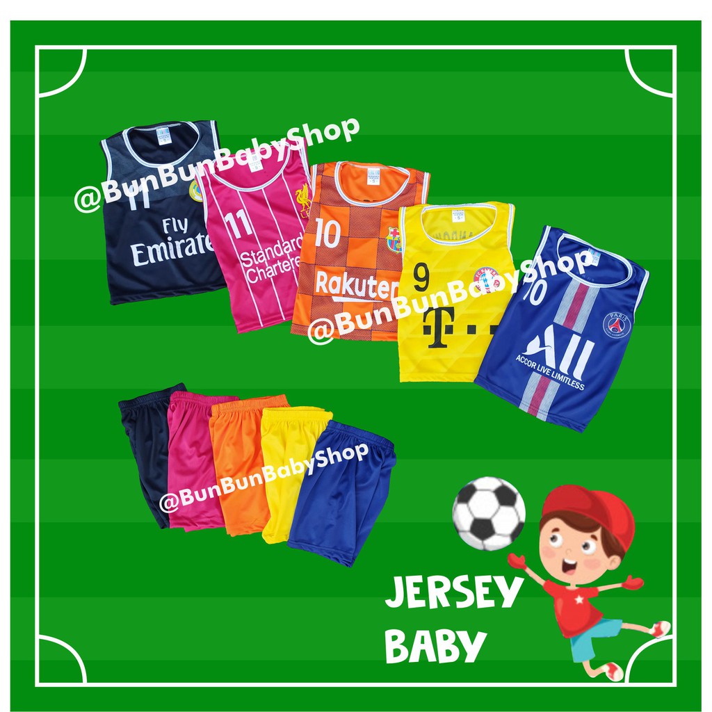 Jual Baju Bola Bayi Jersey Baby Kutung Futsal Anak Murah Laki laki ...
