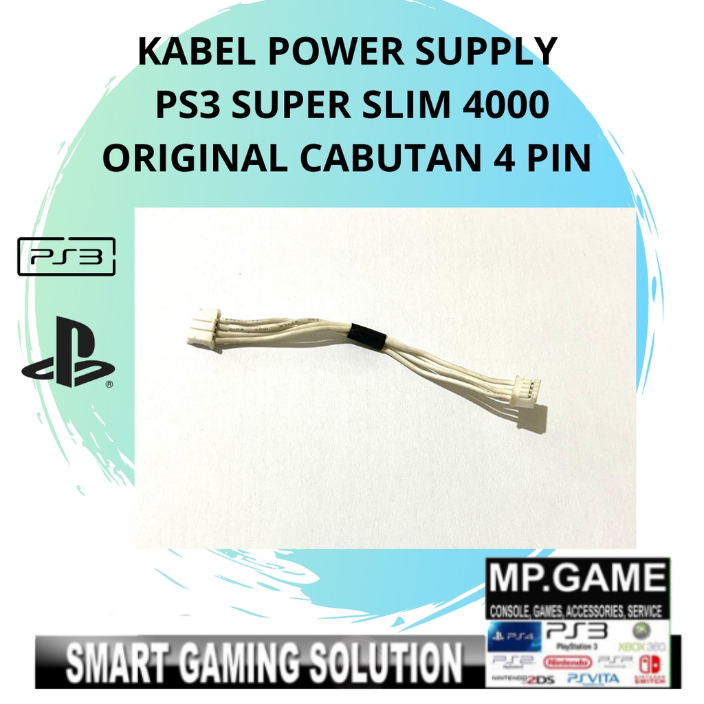 Jual Kabel Soket Power Supply PS3 SuperSlim/ Mesin PS3 4pin | Shopee Indonesia