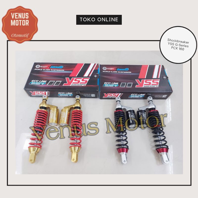 Jual Shockbreaker YSS G-Series Smooth Black Edition/Gold Edition 365mm Honda PCX 160 | Shopee ...