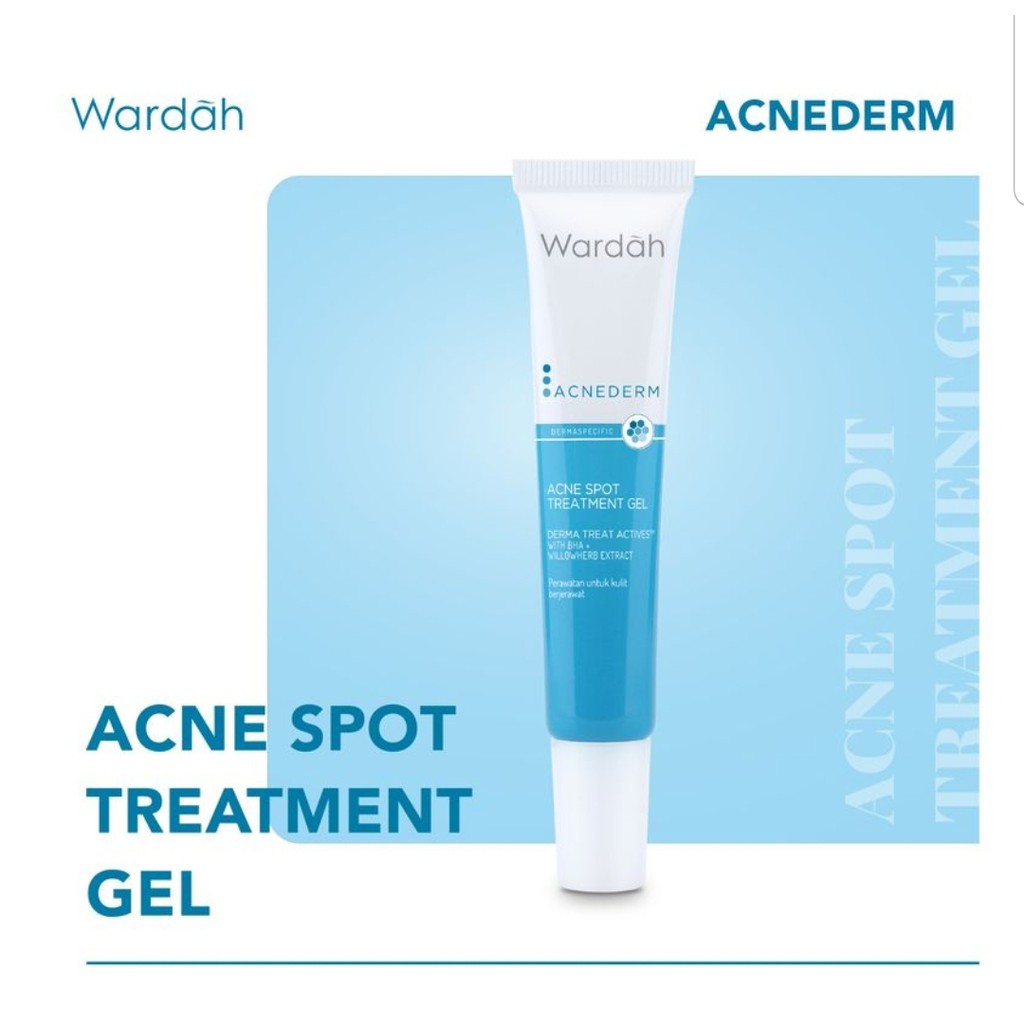 Jual WARDAH Acnederm Acne Spot Treatment Gel 15ml | Shopee Indonesia