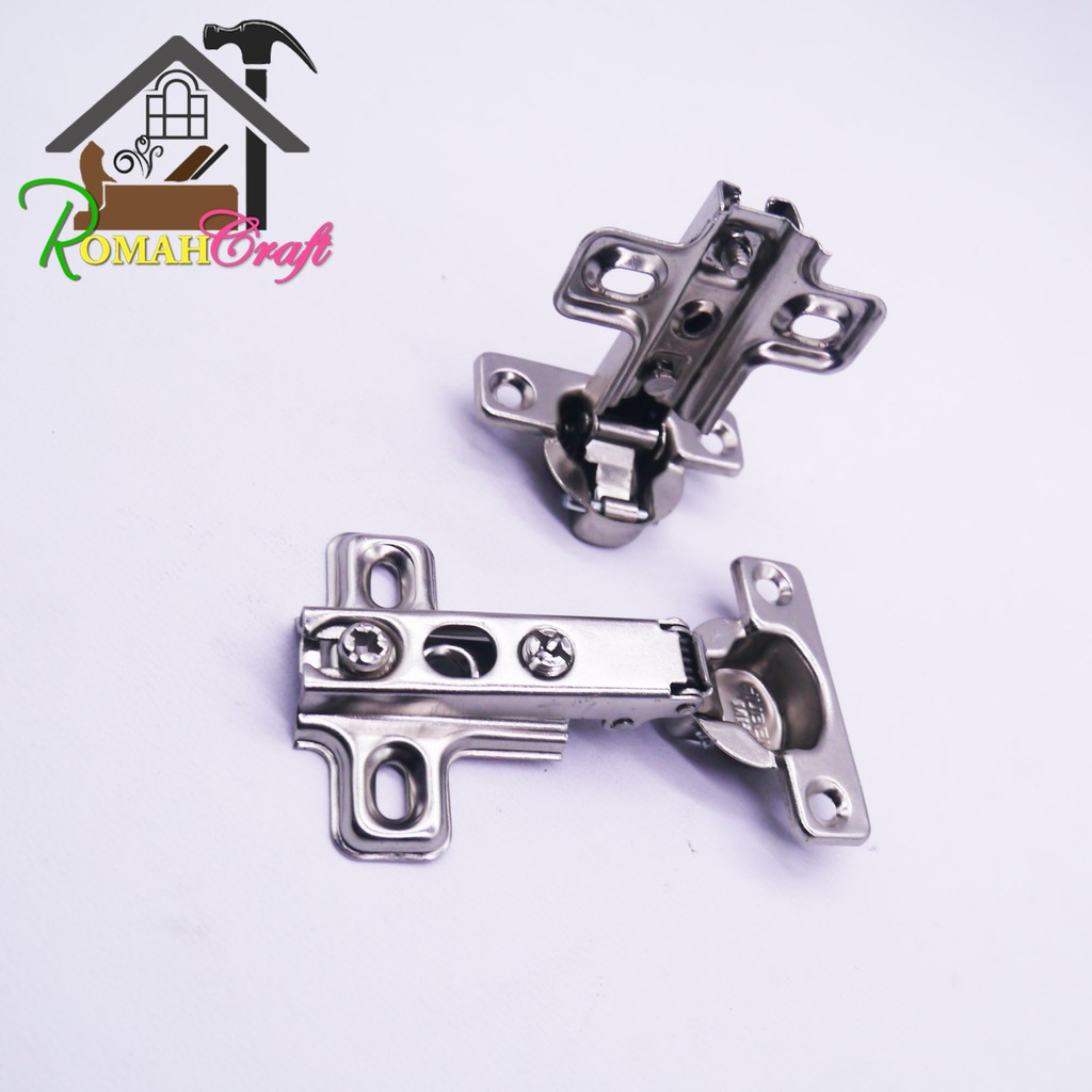 Jual ENGSEL SENDOK mini 17mm MH-LD HUBEN Concealed hinge 1pcs | Shopee ...