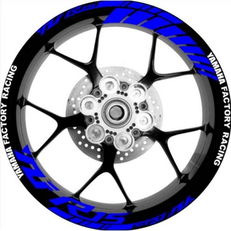 Jual Stiker Velg motor Yamaha YZF R15 R25 | Shopee Indonesia