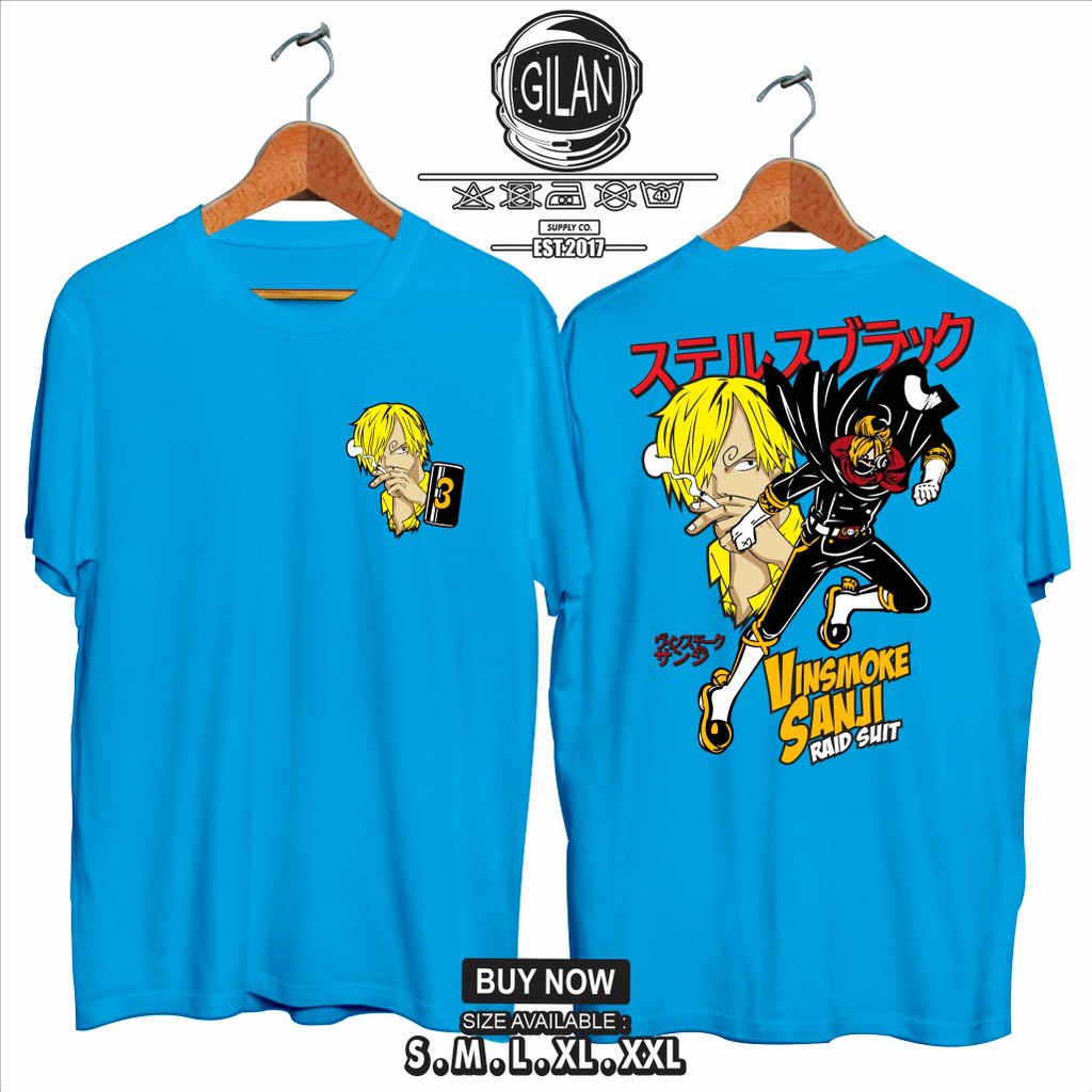 Jual Kaos Baju VINSMOKE SANJI RAID SUIT STEALTH BLACK GERMA 66 Kaos ...