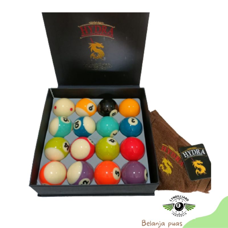 Jual BOLA BILLIARD HYDRA SATU SET BOLA BILLIAR TRANSPARANT BILLIARD ...