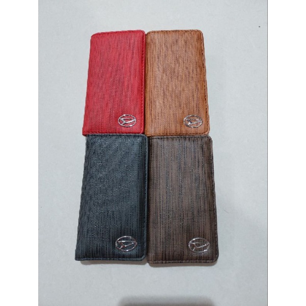 Jual dompet Daihatsu motif lurik Kulit murah bagus (lipat 2) | Shopee ...
