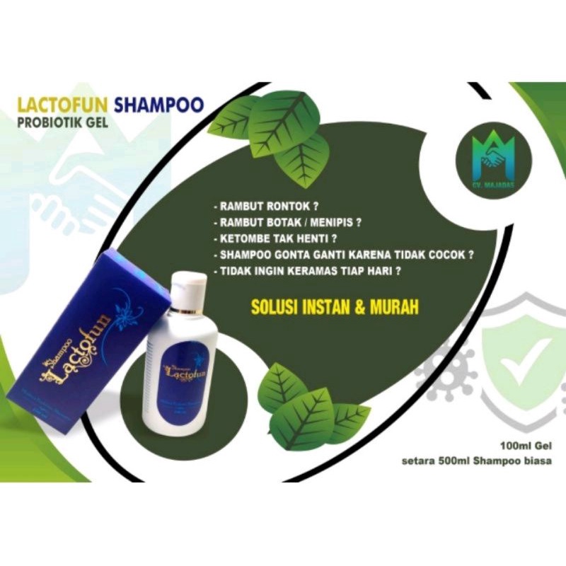 Jual Lactofun Shampoo Probiotik Gel ( Modern Probiotic Shampoo ...