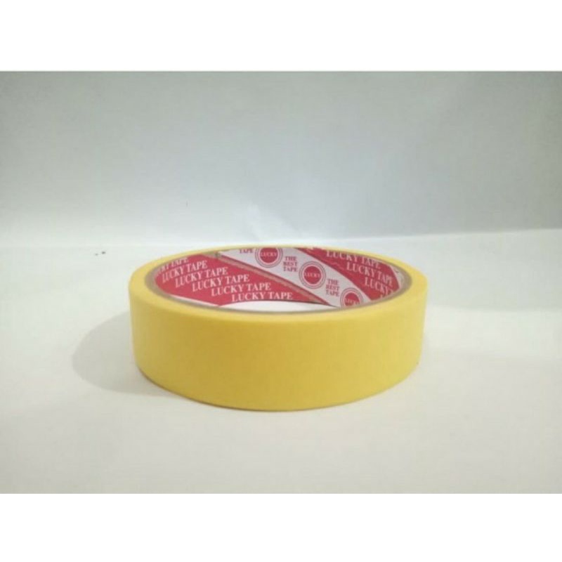 Jual Lakban Kertas Kuning / Masking Tape 1"/ 2cm | Shopee Indonesia