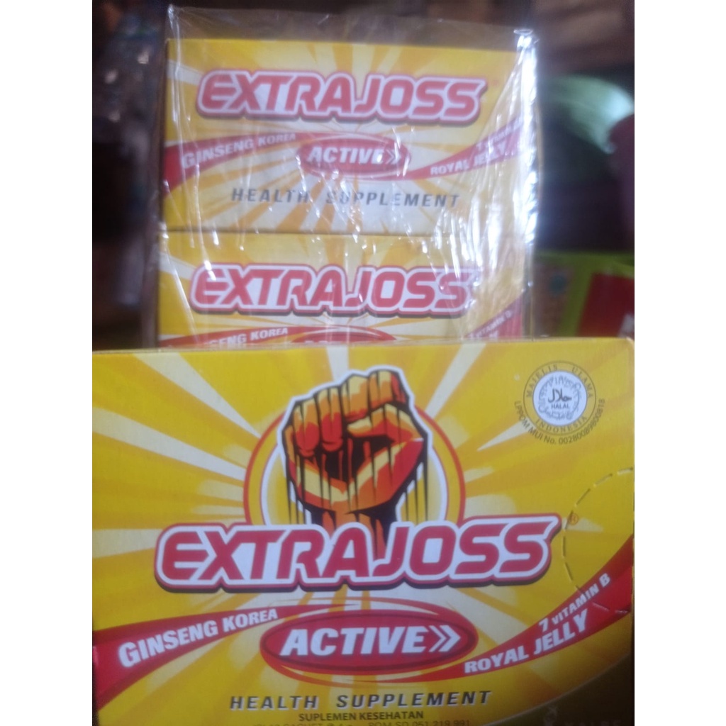 Jual extra joss active 12 sachet | Shopee Indonesia