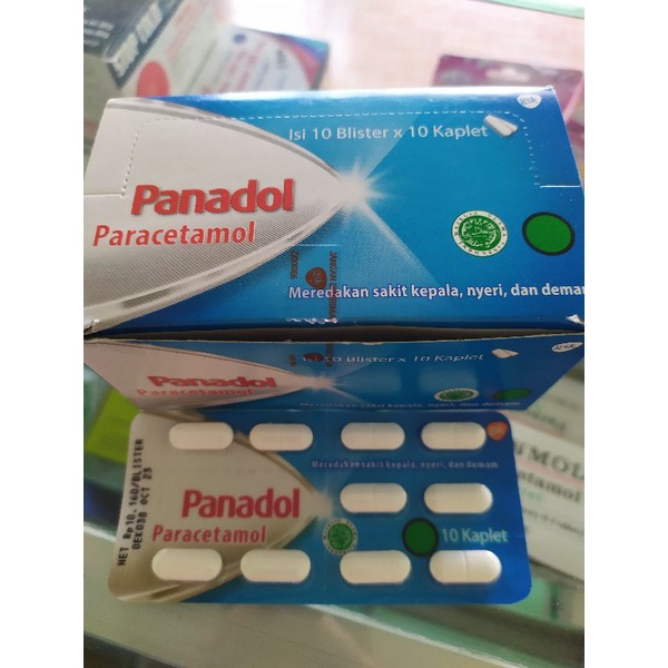 Jual Panadol caplet 500mg / Demam / Paracetamol | Shopee Indonesia