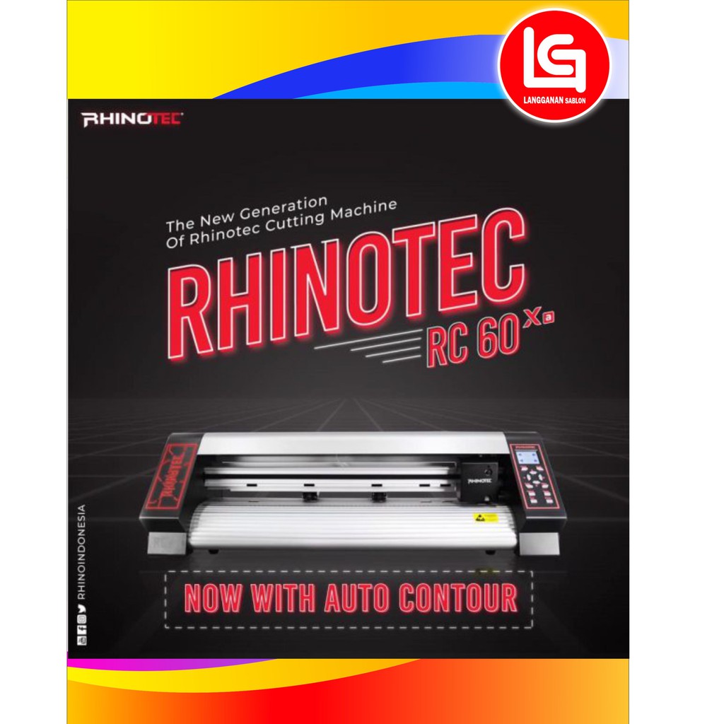 Jual MESIN CUTTING STICKER RHINOTEC RC - 60XA (WITH AUTO CONTOUR) | Shopee Indonesia
