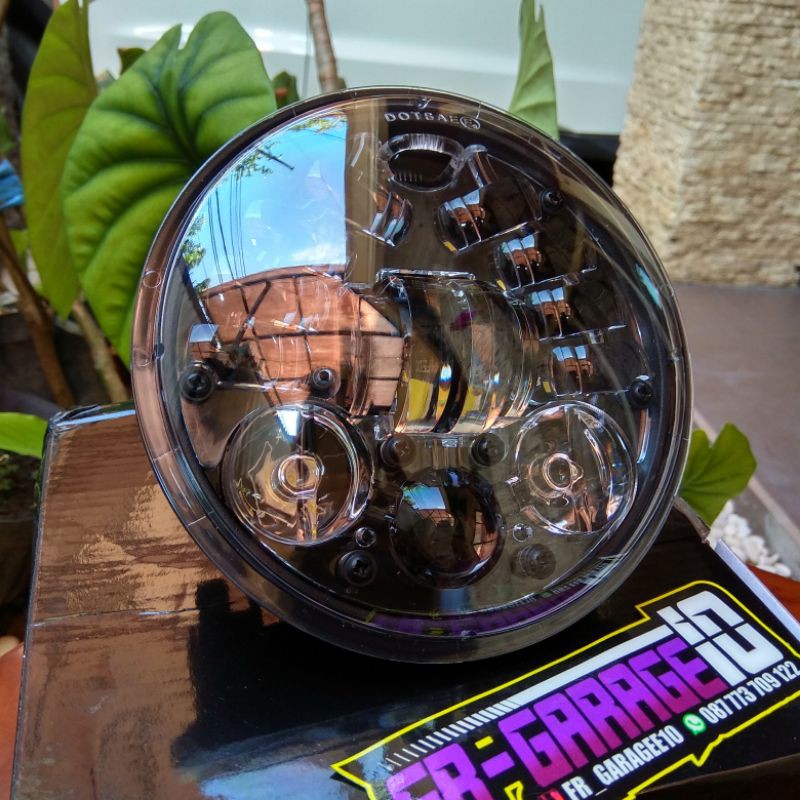 Jual LAMPU DAYMAKER 16 LED 5,75 INCH 75 WATT + riting kanan kiri ...