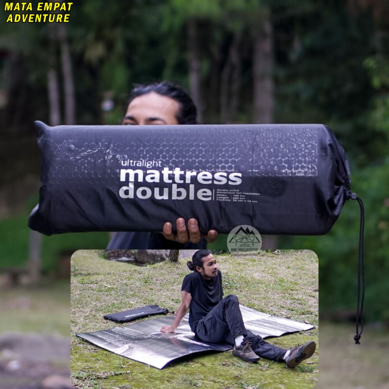 Jual MATRAS GUNUNG MATRAS FOIL DOUBLE SIDE UKURAN BESAR 200 X 120CM DUA ...