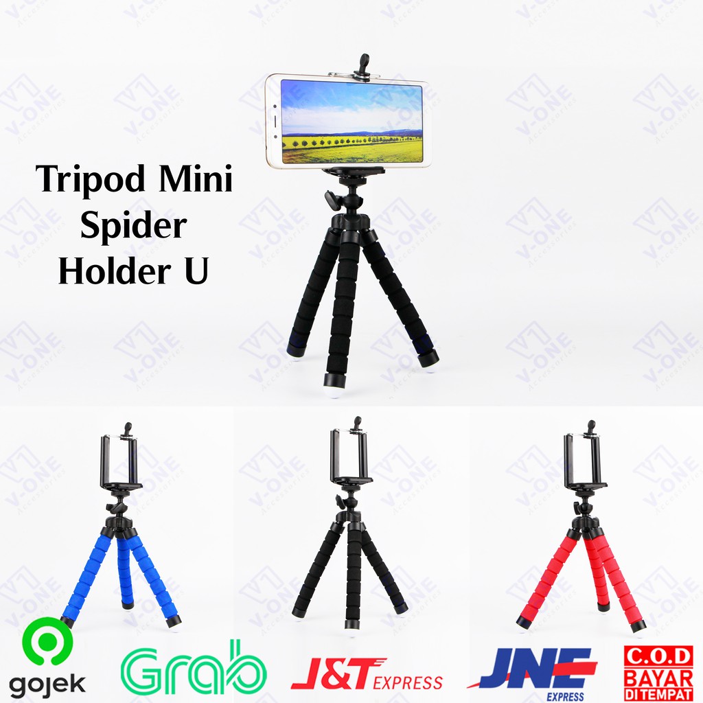 Jual [ MINI TRIPOD SPIDER ] Holder U Medium / Tripod Mini Octopus ...