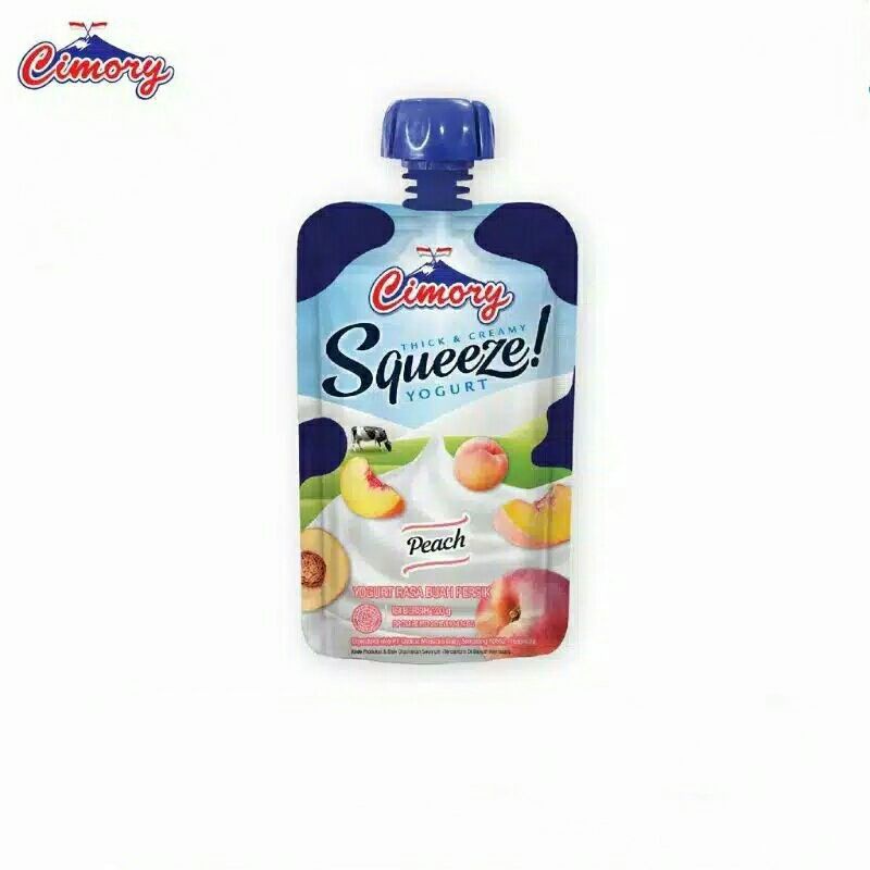 Jual Cimory Squeeze Strawberry Peach Original Taro Yogurt 120ml Yoghurt ...