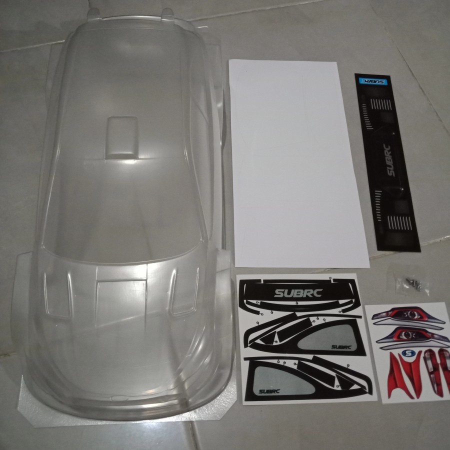 Jual SBRC-BR001 1/10 H20 LEXAN POLYCARBONATE RALLY BODYSHELL 0.7MM ...