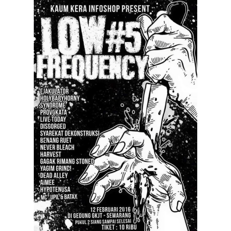 Jual Poster Pamflet Acara Underground Music Punk gigs Indonesia 2 ...
