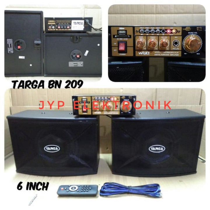 Jual PAKET SOUND SYSTEM TARGA BN 209 / BN209 HOME THEATER KARAOKE | Shopee Indonesia