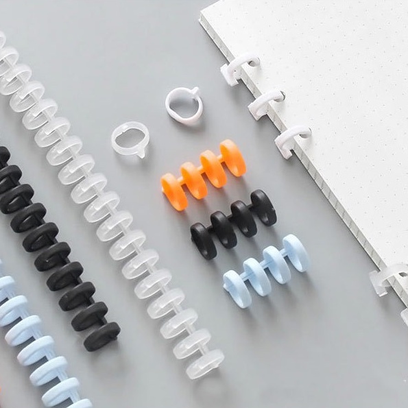 Jual Tokotab - Binder Plastik/ Plastic Binder Binding Strip / Spiral ...