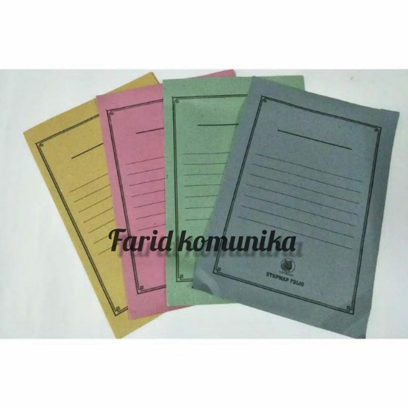 Jual [HUSNA COLLECTION] MAP KERTAS Murah / STOPMAP KERTAS Ukuran Polio ...