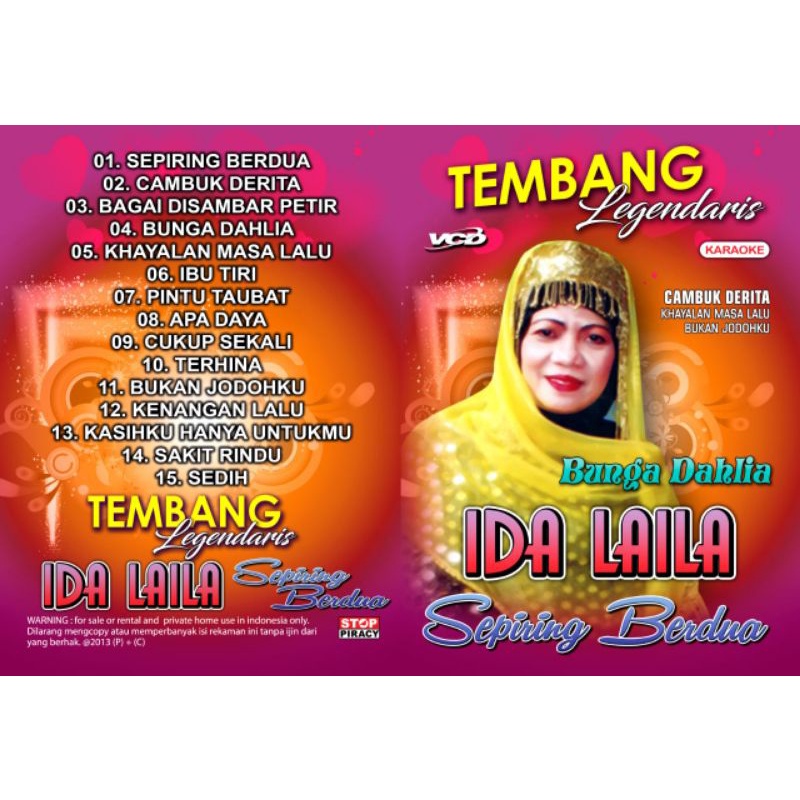 Jual Kaset Vcd Dvd Musik Lagu Tembang Legendaris Ida Laila Sepiring Berdua Shopee Indonesia