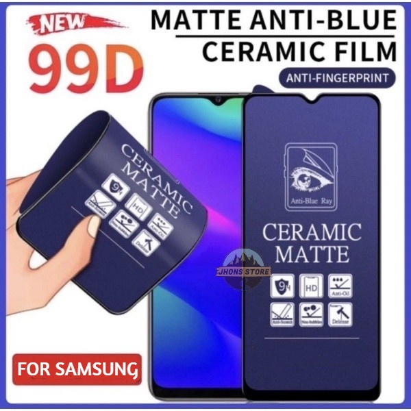 Jual Samsung A04 A04s Ceramic Matte Tempered Glass Blue Ray Anti Radiasi for Gaming | Shopee ...