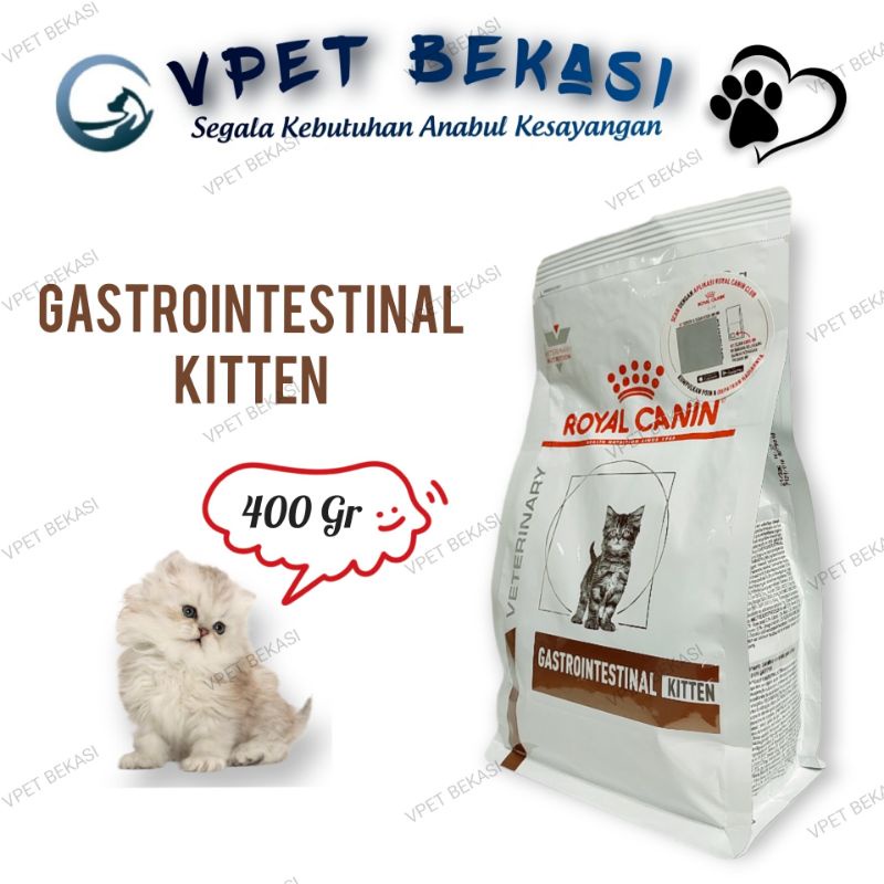 Jual ROYAL CANIN GASTRO INTESTINAL KITTEN 400GR - MAKANAN ANAK KUCING ...