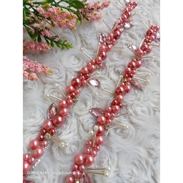 Jual Payet Rangkai/ Mutiara Rangkai Manik Bambu sampan/ Hiasan Kebaya ...