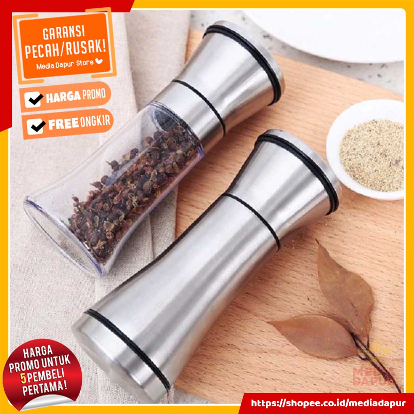 Jual Alat Dapur Penggiling Biji Lada Merica Stainless Steel - Manual ...