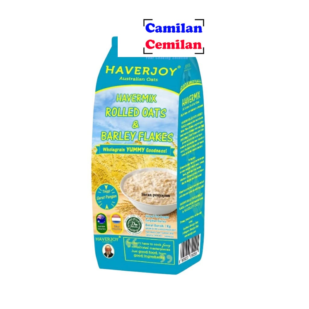 Jual Haverjoy Oatmeal Australian Oat Havermout Instan Rolled Quick 500 ...