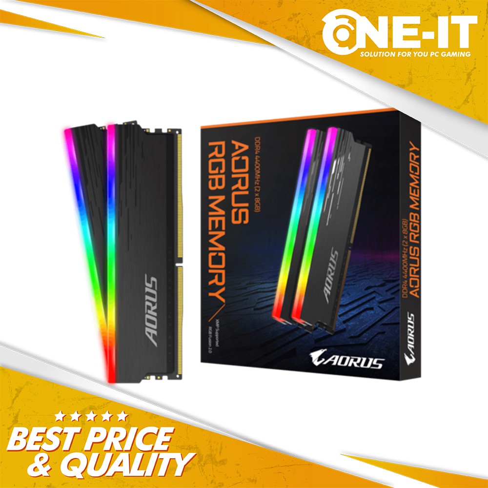 Jual RAM / Memory GIGABYTE AORUS DDR4 4400 16GB 2X8 | Shopee Indonesia