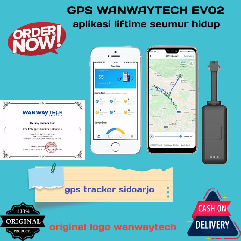Jual gps tracker ev02 paket server liftime bisa matikan mesin jarak ...