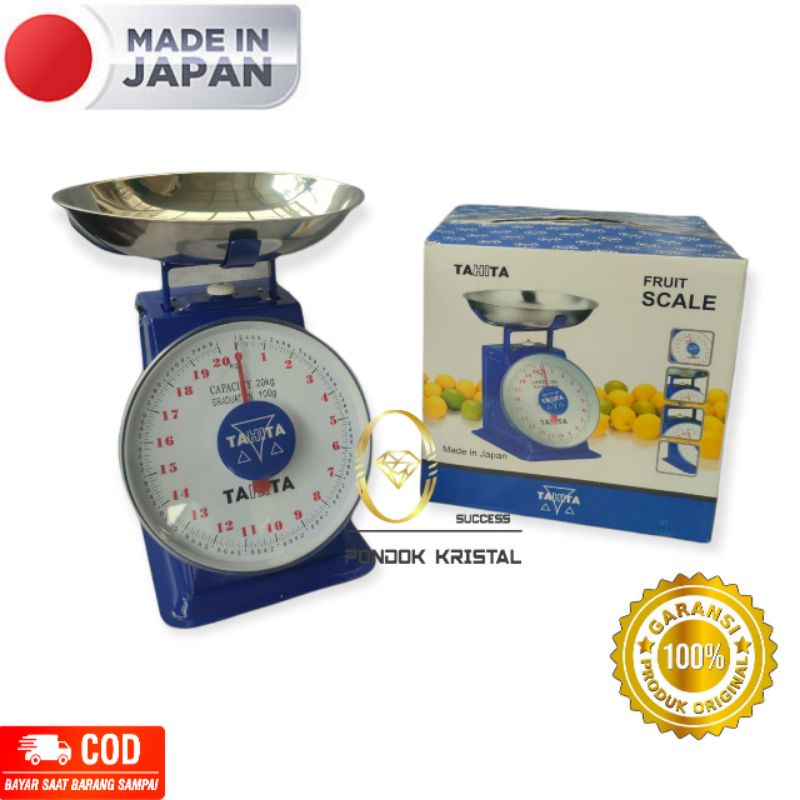 Jual Timbangan Tahita 10Kilo Besi Stainless Jarum Analog Manual Duduk ...