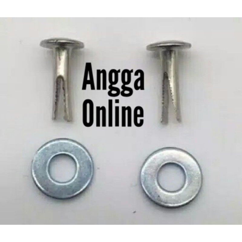 Jual Paku Belah dan Ring, untuk segala jenis tali helm | Shopee Indonesia