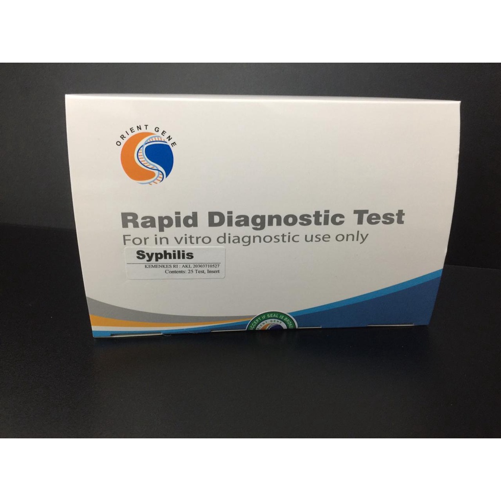 Jual Alat Tes Sifilis Alat Cek Syphilis Device 25 Test Orient Gene ...
