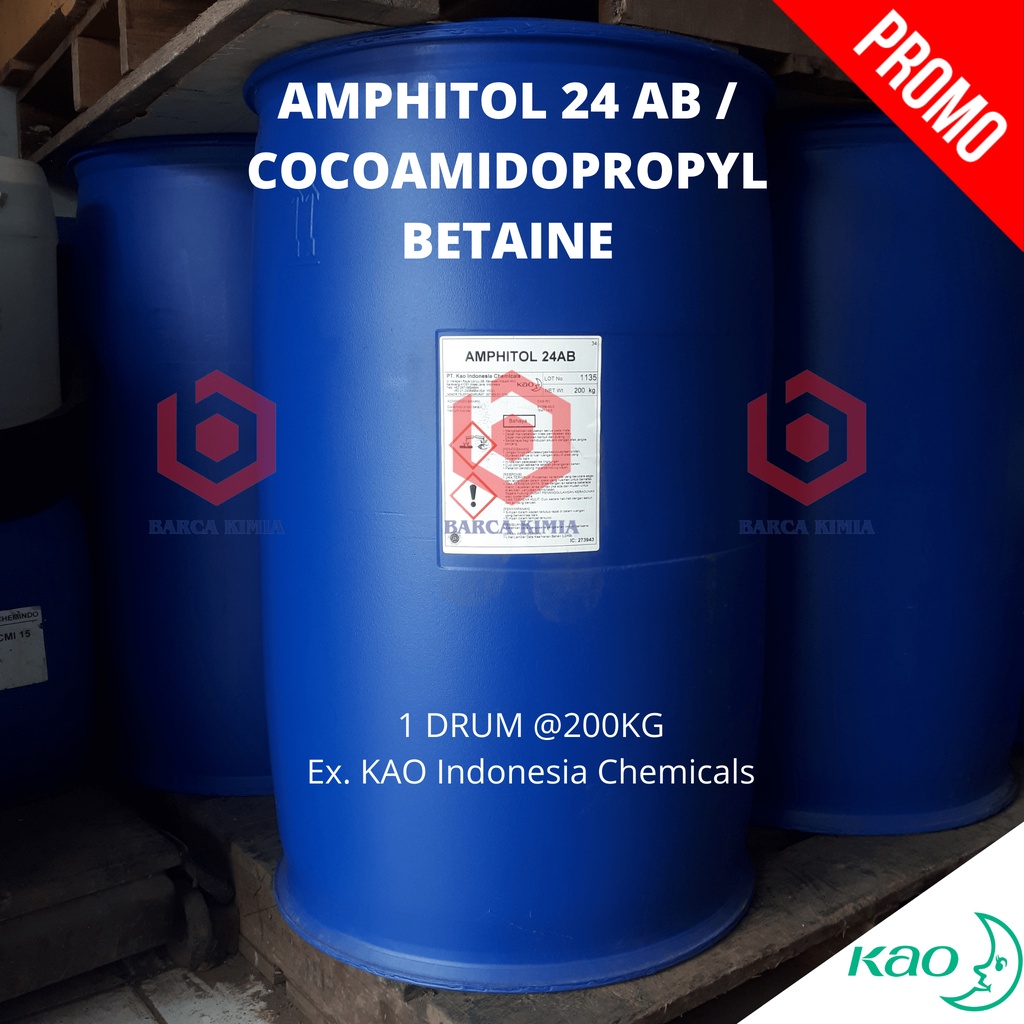 Jual KAO AMPHITOL 24 AB 1 DRUM 200 KG / CAPB / PELEMBUT FOAM BOOSTER ...