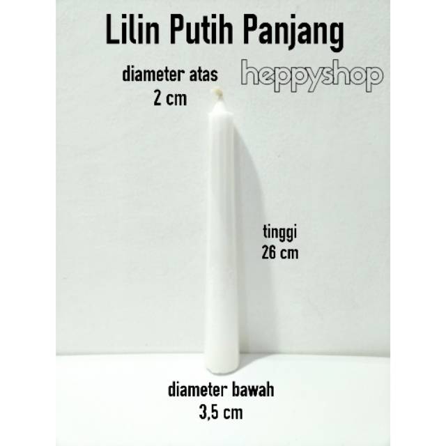 Jual Lilin Putih Panjang, Lilin Putih Tinggi, Lilin Natal, Lilin Gereja ...