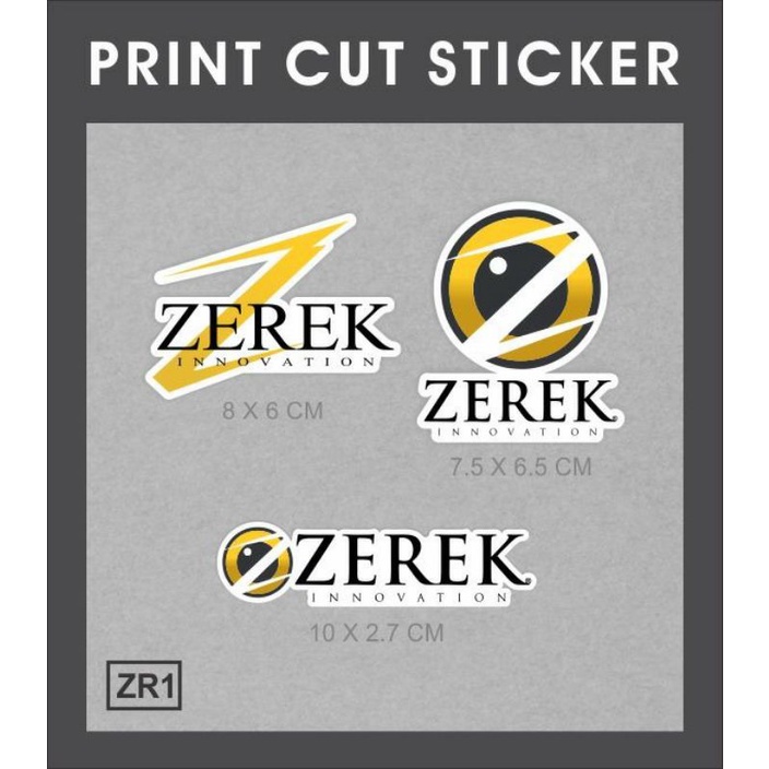 Jual Sticker zerek - stiker pancing zerek model printing | Shopee Indonesia