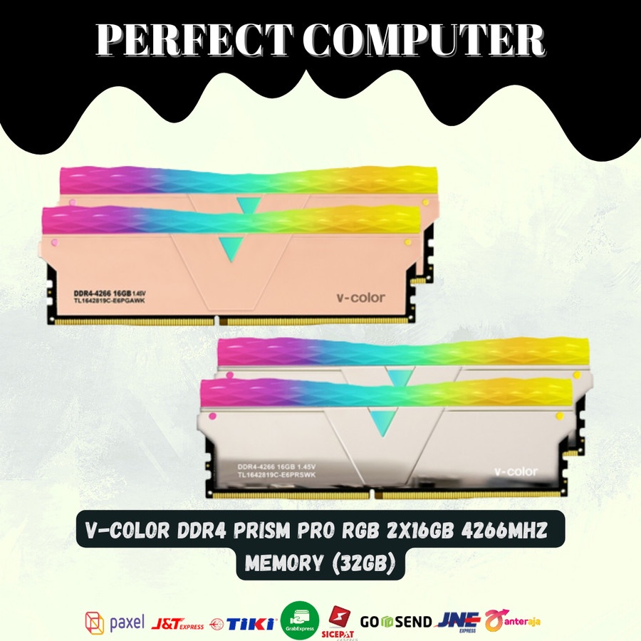 Jual V-COLOR DDR4 PRISM PRO RGB 2x16GB 4266Mhz Memory (32GB) | Shopee ...