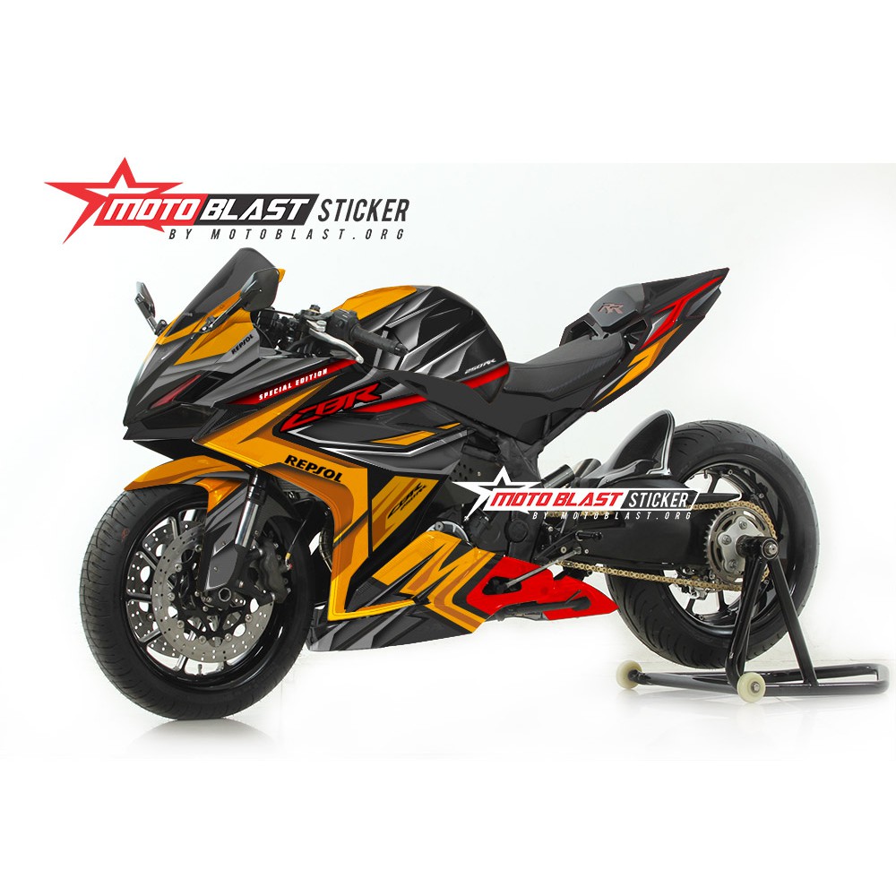 Jual Decal Stiker Honda CBR250RR Yellow Flash Racing Full Body ...