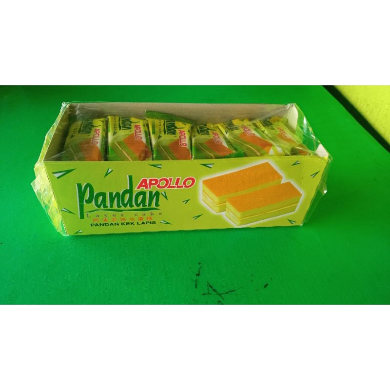 Jual Apollo Pandan 24 pcs X 18 g asal Malaysia | Shopee Indonesia