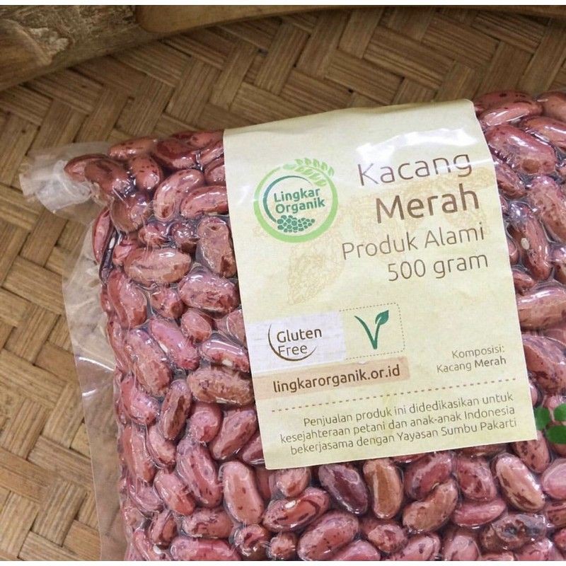 Jual Lingkar Organik Kacang Merah- Lingkar Organik Organic Red Bean ...