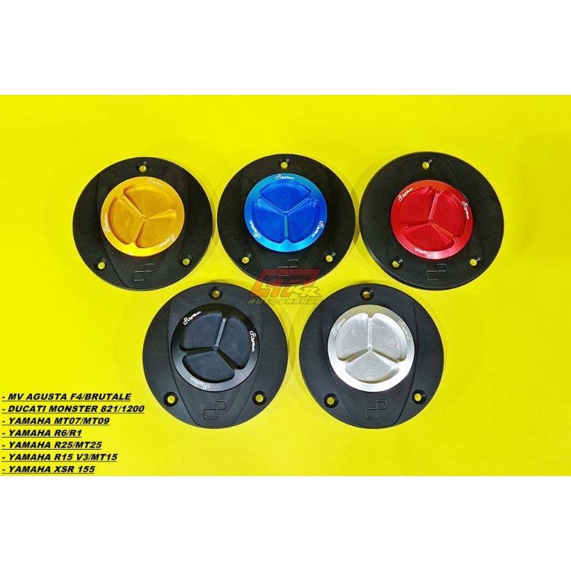 Jual Fuel Tank Gas Cap Tutup Tangki Lightech Yamaha New R25 MT25 R15 V3 ...