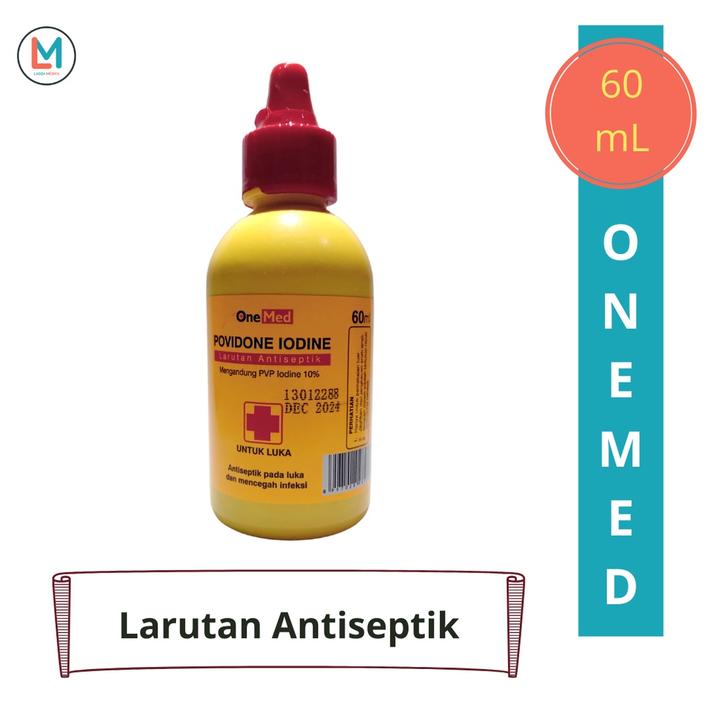 Jual Povidone Iodine One Med 15 mL/30 mL/60 mL | Larutan Obat ...