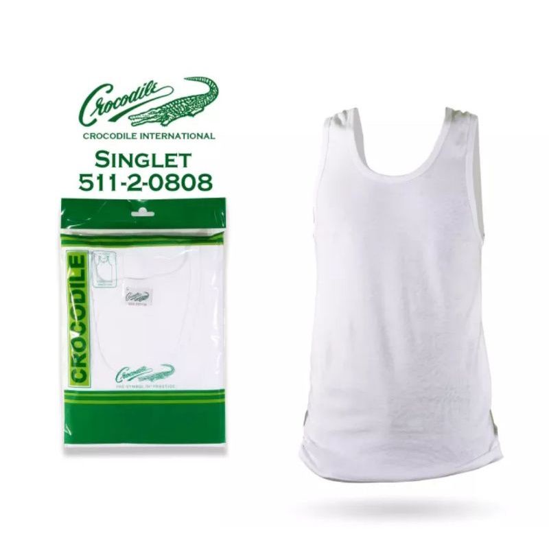Jual SINGLET CROCODILE PRIA WARNA DAN PUTIH Art : 808 | Shopee Indonesia