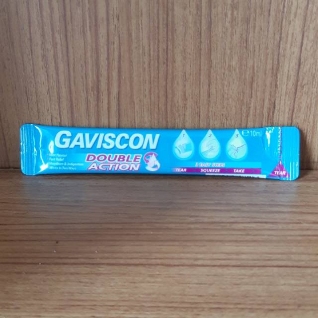 Jual Gaviscon double action sachet 10ml obat maag asam lambung | Shopee ...