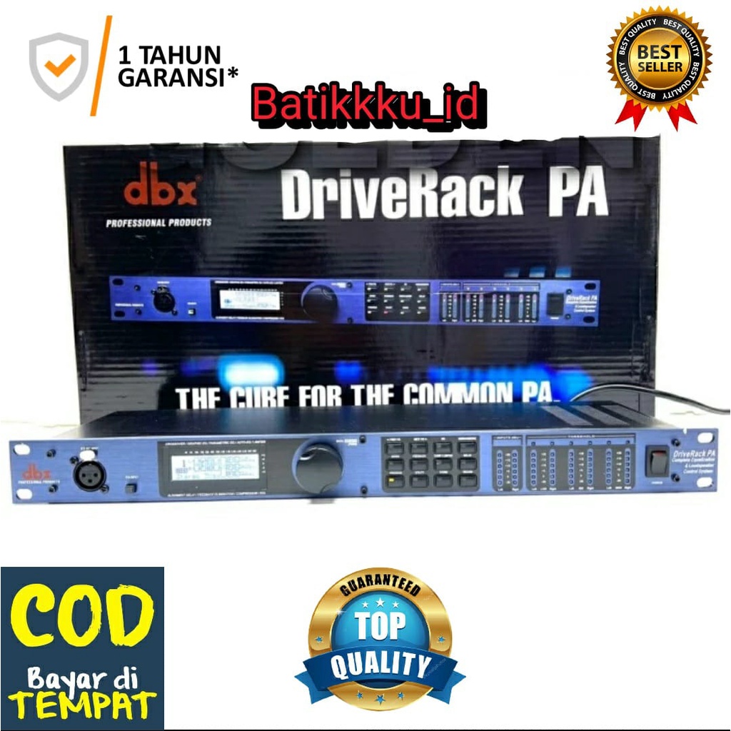 Jual Speaker Management DBX DRIVERACK PA P A DLMS GRADE A 2 IN 6 OUT | Shopee Indonesia