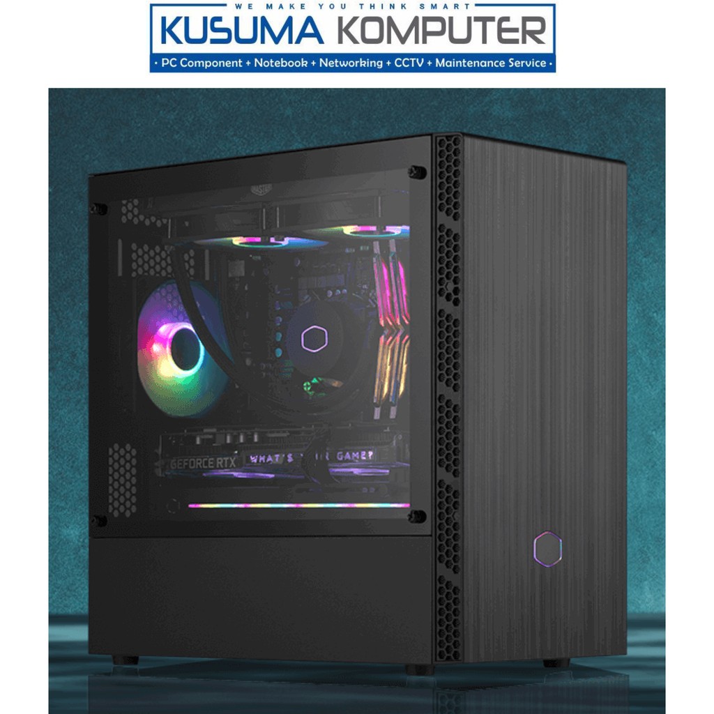 Jual Casing Cooler Master MasterBox MB400L + 1 Fan Casing PC | Shopee ...