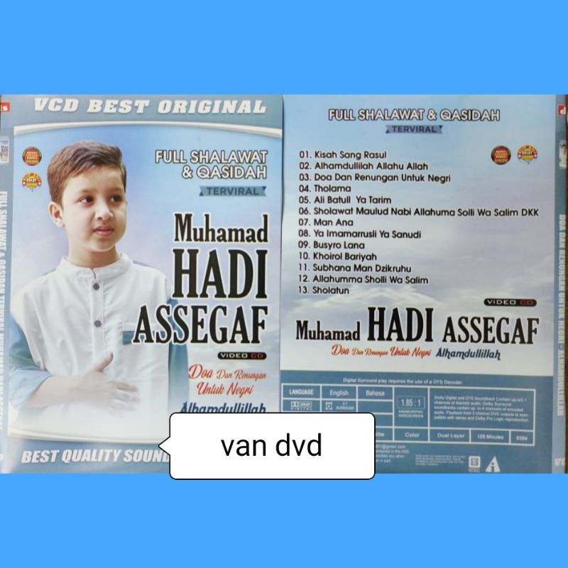 Jual Kaset Vcd Lagu Sholawat " Muhamad Hadi Assegaf Kisah Sang Rasul " | Shopee Indonesia