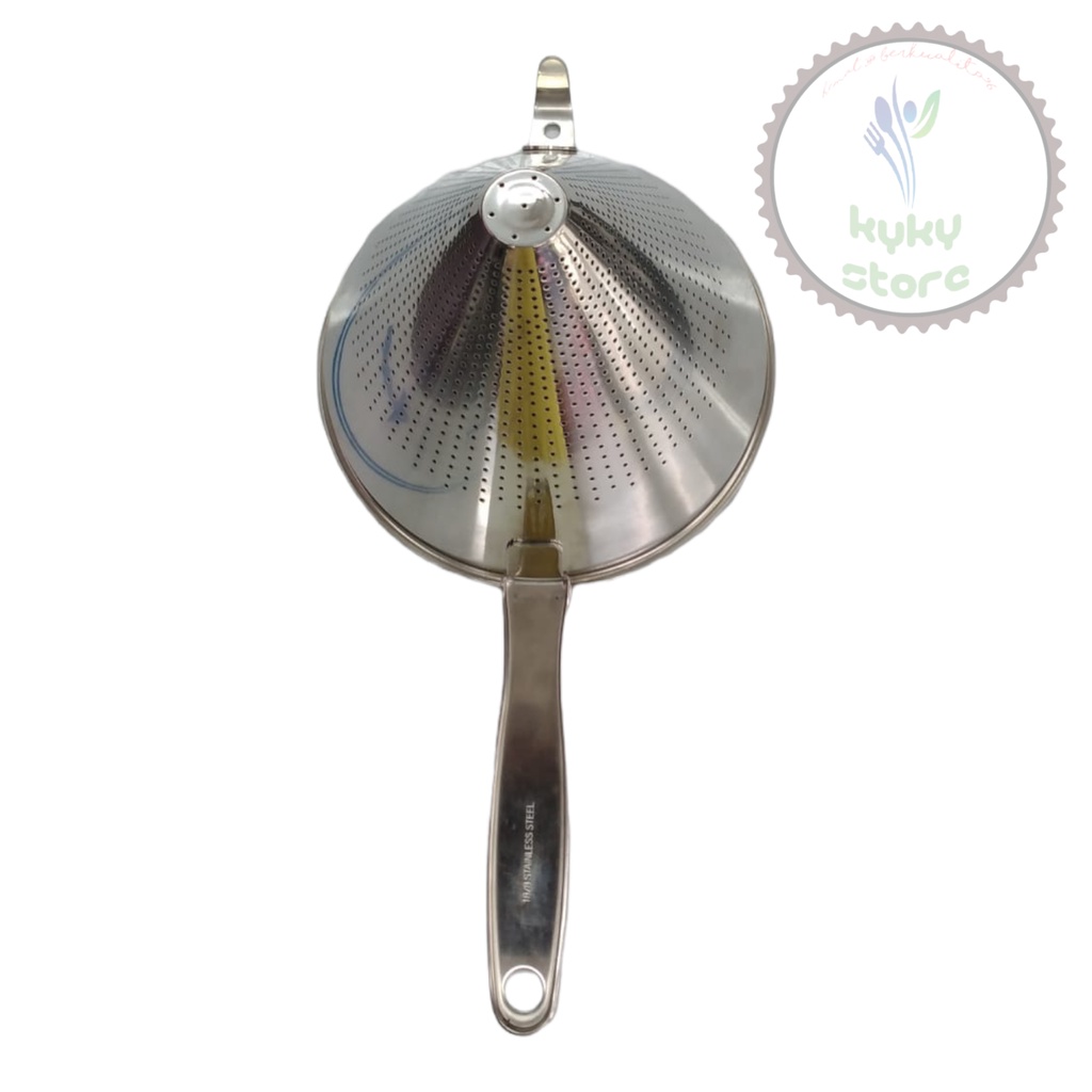 Jual Saringan Kerucut Segitiga 20cm - Conical Strainer Chinese Colander ...
