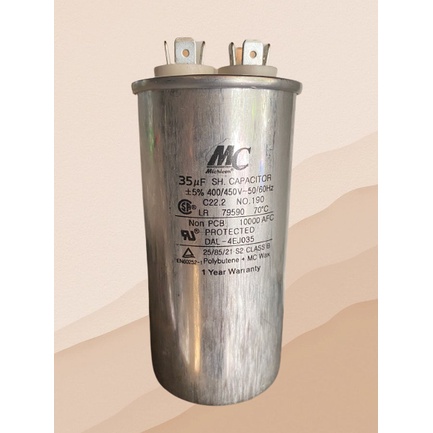 Jual Kapasitor AC / Capasitor AC 15 ,20, 25, 30, 35, 40, 45, 50, 60 uF MC | Shopee Indonesia